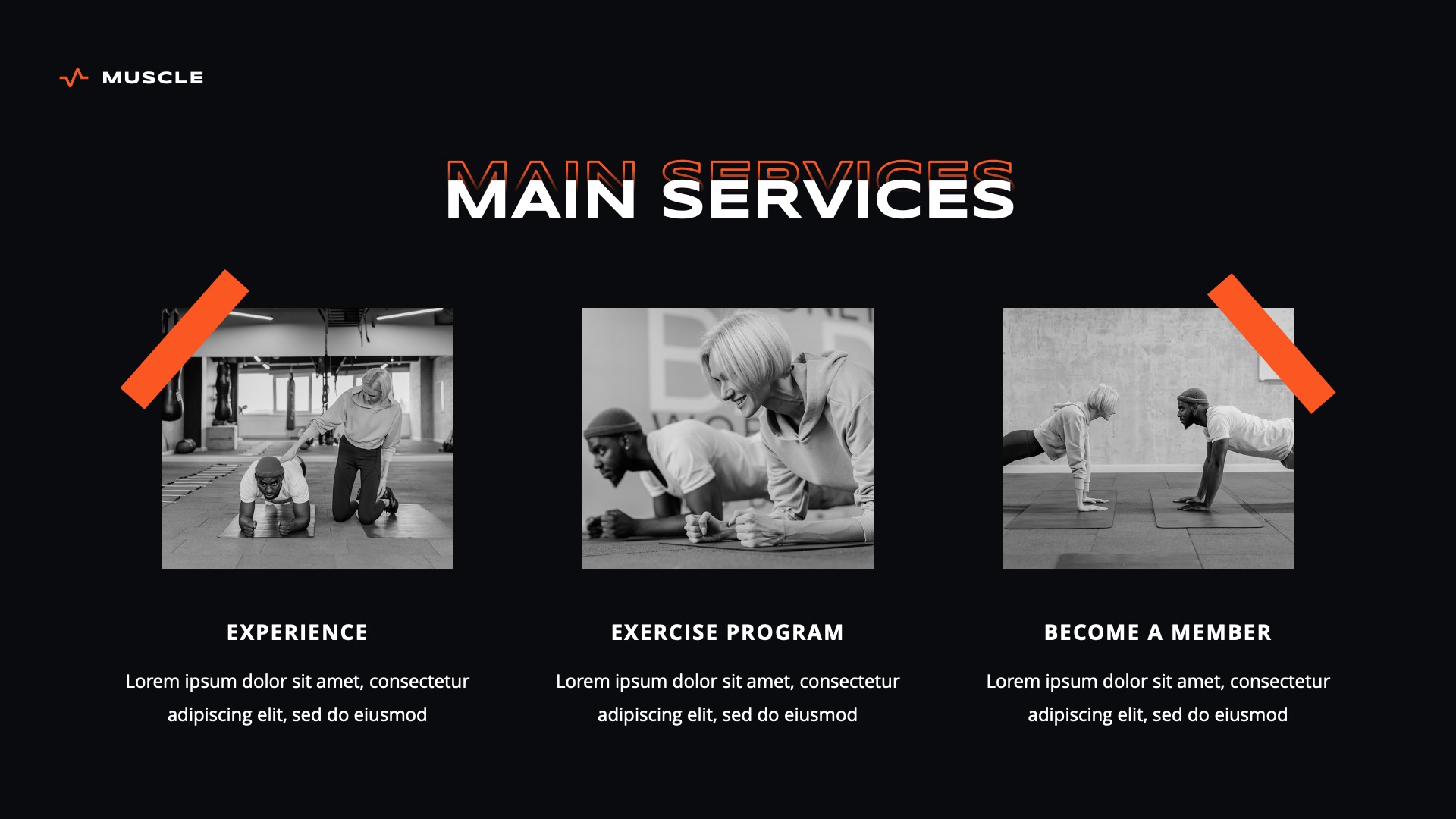 Muscle - Gym and Fitness Presentation Keynote, Presentation Templates