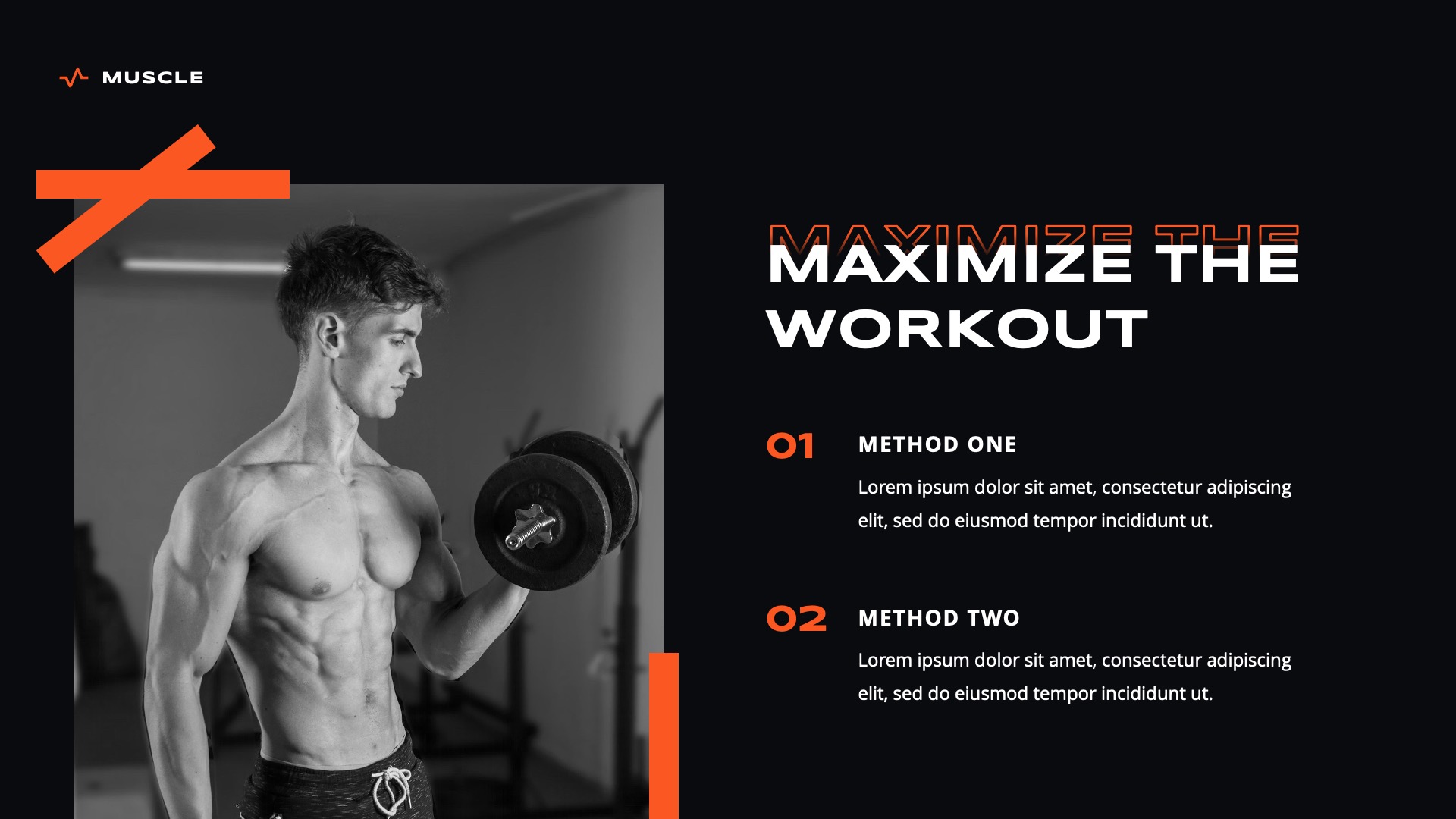 Muscle - Gym and Fitness Presentation Keynote, Presentation Templates