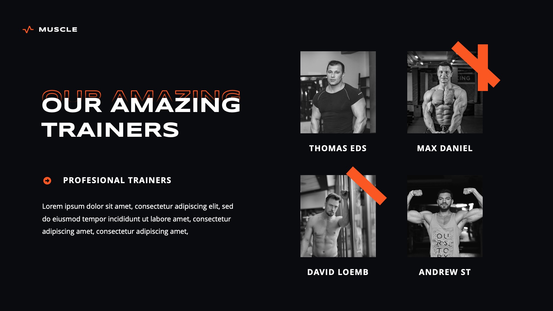 Muscle - Gym and Fitness Presentation Keynote, Presentation Templates