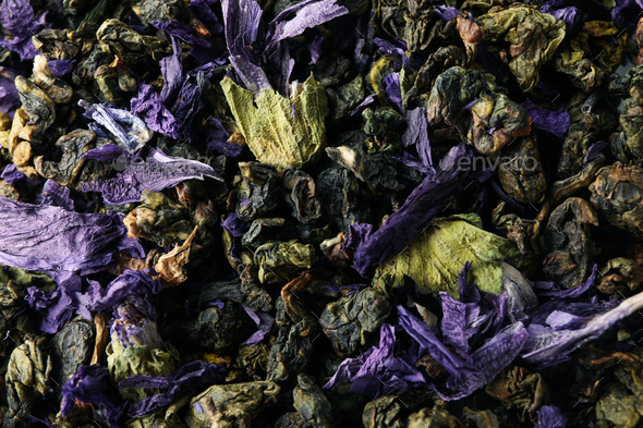 Concept of tasty hot drink, Anchan tea, close up Stock Photo by ...