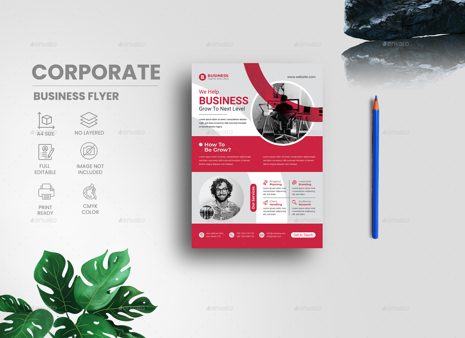 Corporate Flyer Template, Print Templates | GraphicRiver