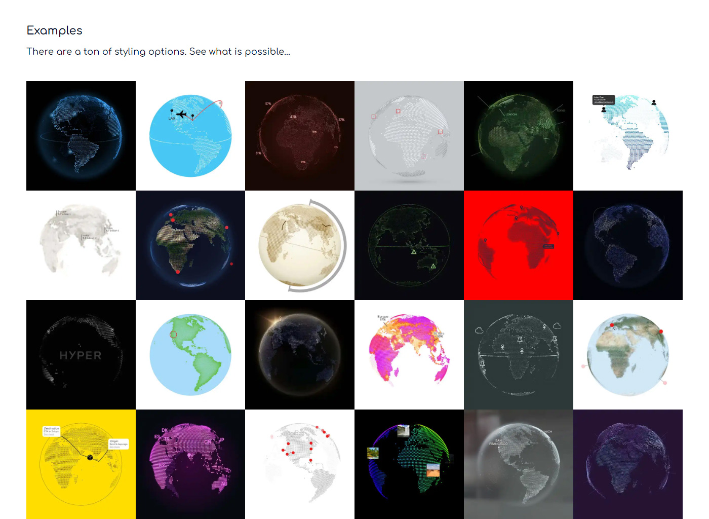 Hyper Globe - The world for your website or app by Hyper-Components