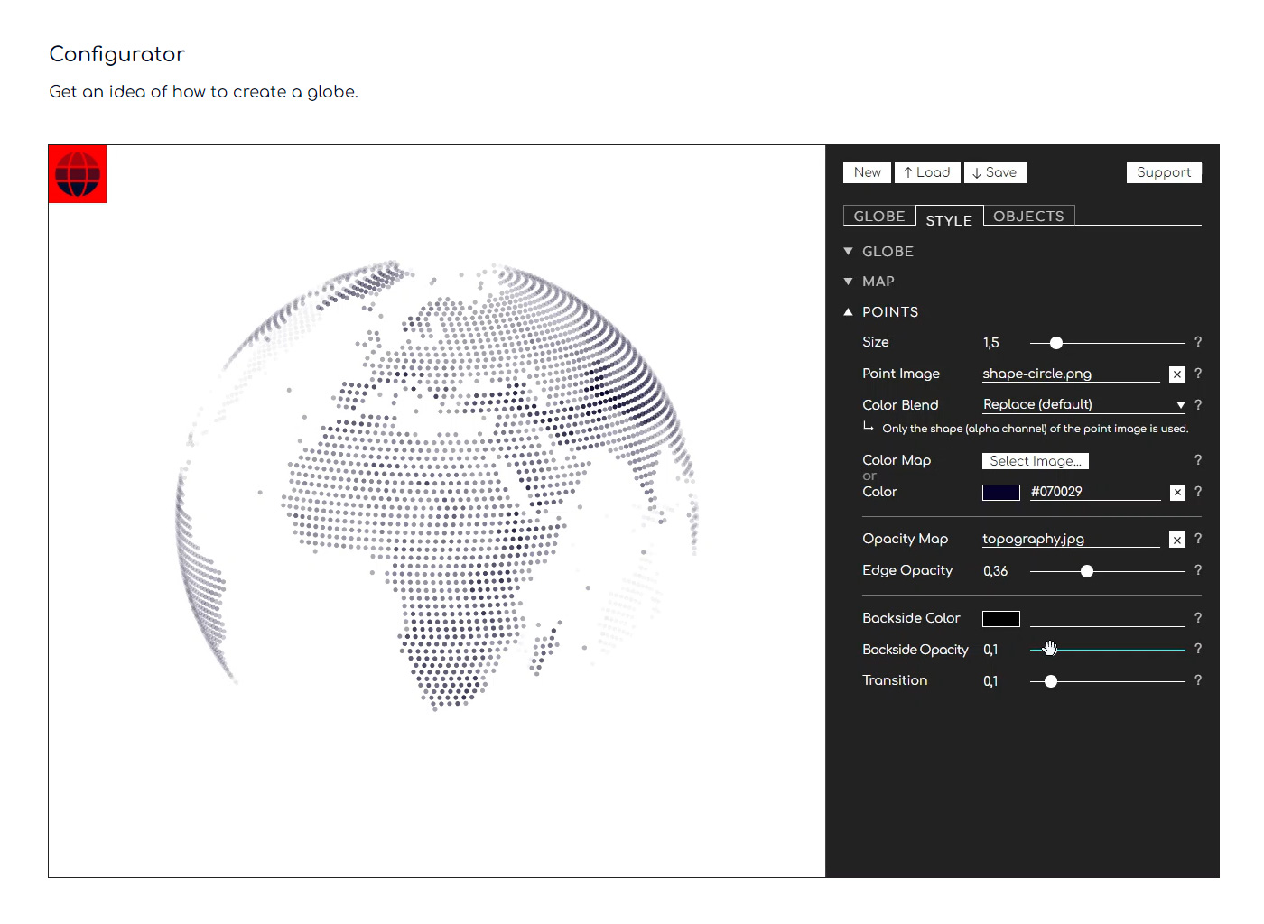 Hyper Globe - The world for your website or app by Hyper-Components