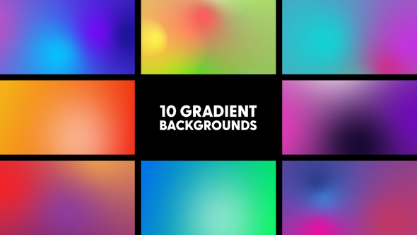 Gradient Backgrounds, After Effects Project Files | VideoHive