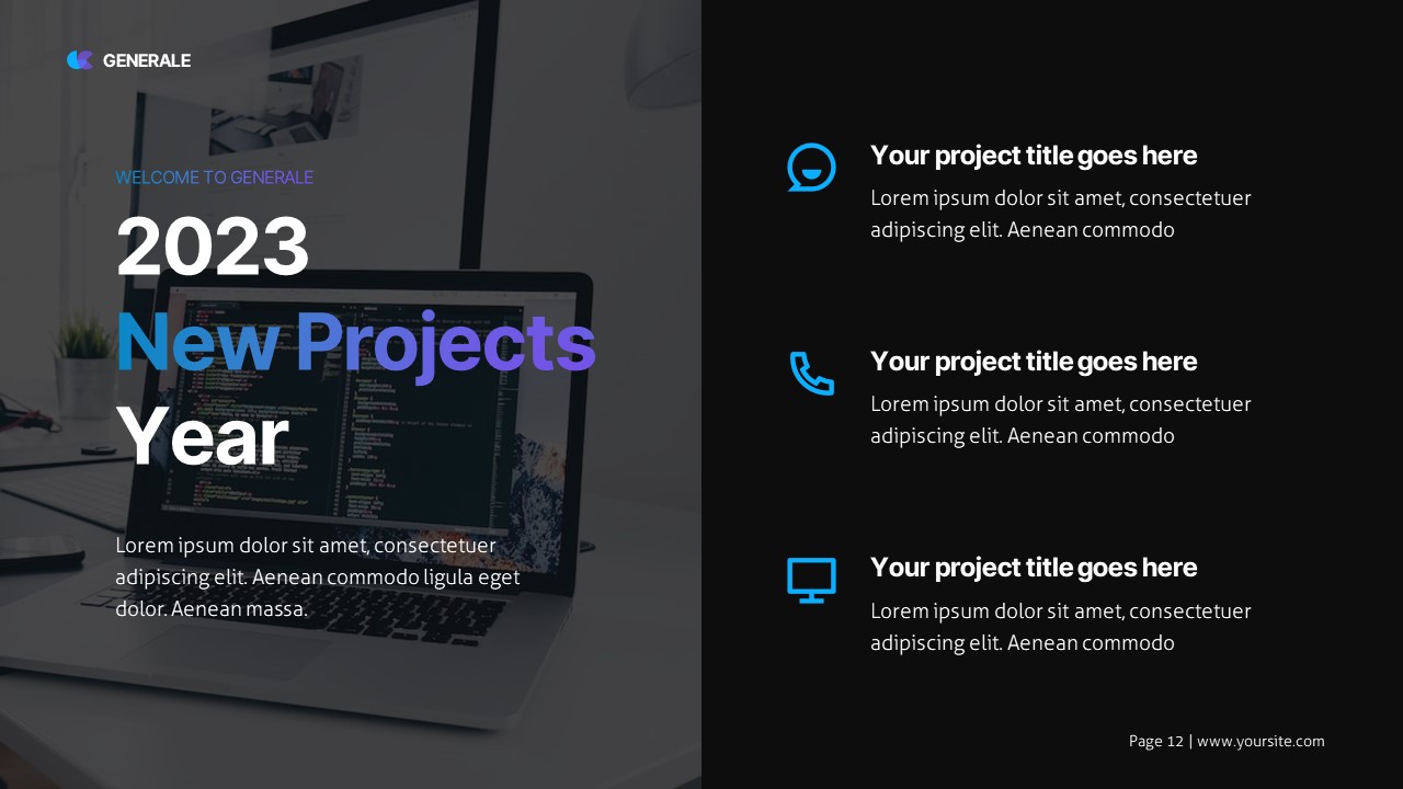 Project Proposal Google Slides Template by oktosign | GraphicRiver