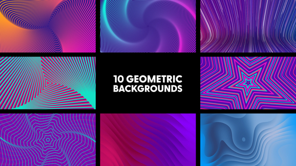 Geometric Backgrounds, After Effects Project Files | VideoHive