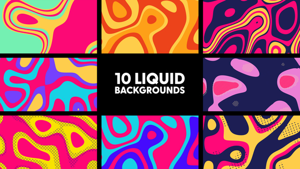 Liquid Backgrounds, After Effects Project Files | VideoHive