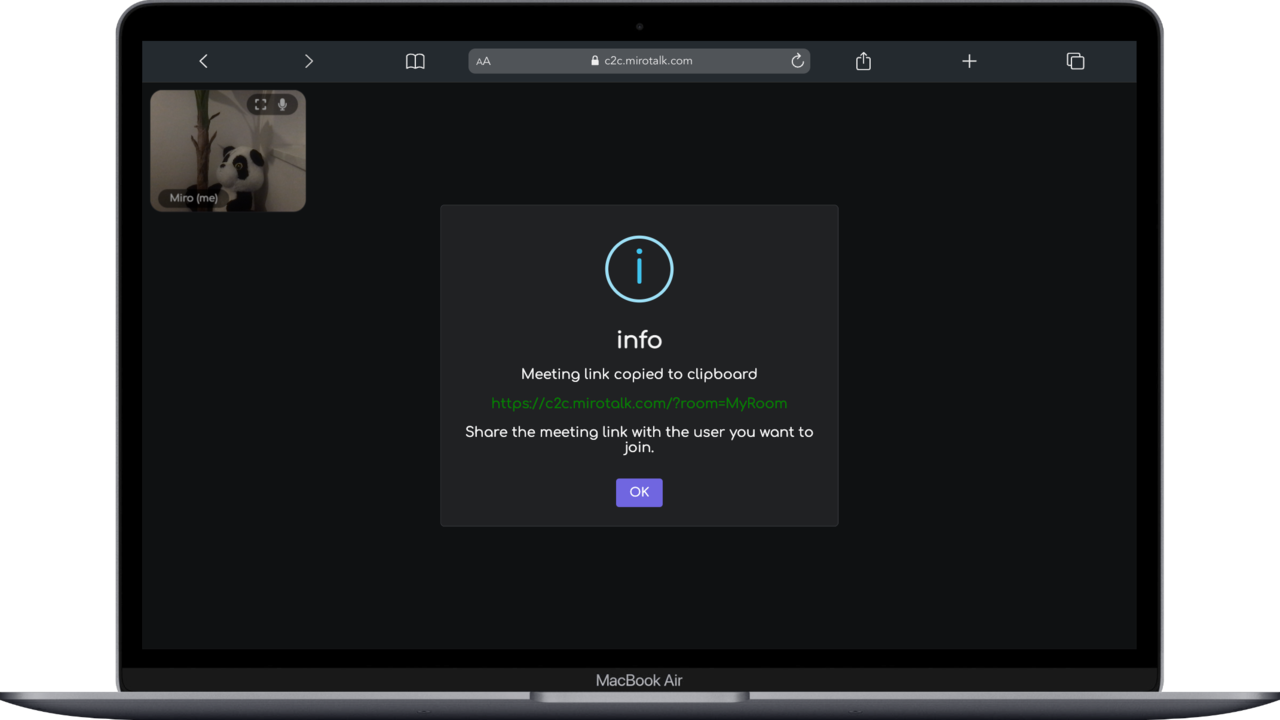 MiroTalk C2C: Cam2Cam Live Chat with Video, Screen Sharing & WebRTC by miroslavpejic85