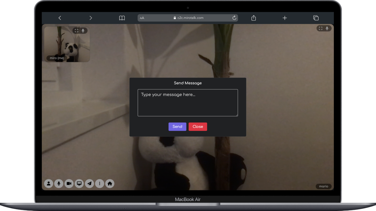 MiroTalk C2C: Cam2Cam Live Chat with Video, Screen Sharing & WebRTC by ...