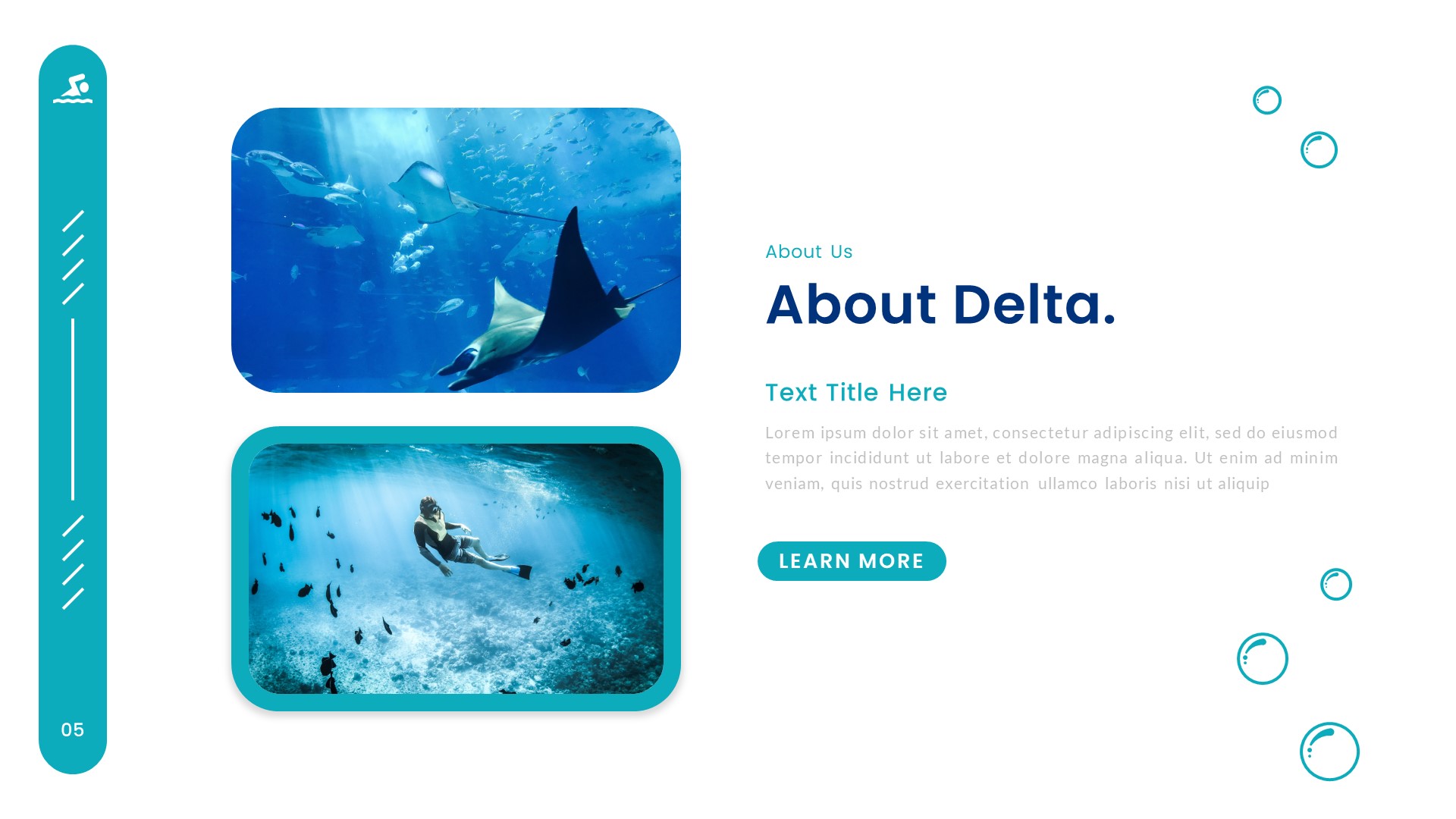 Delta - Ocean And Sea Presentation Keynote Template, Presentation Templates