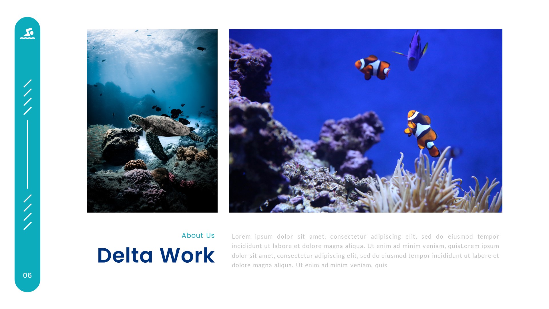 Delta - Ocean And Sea Presentation Keynote Template, Presentation Templates