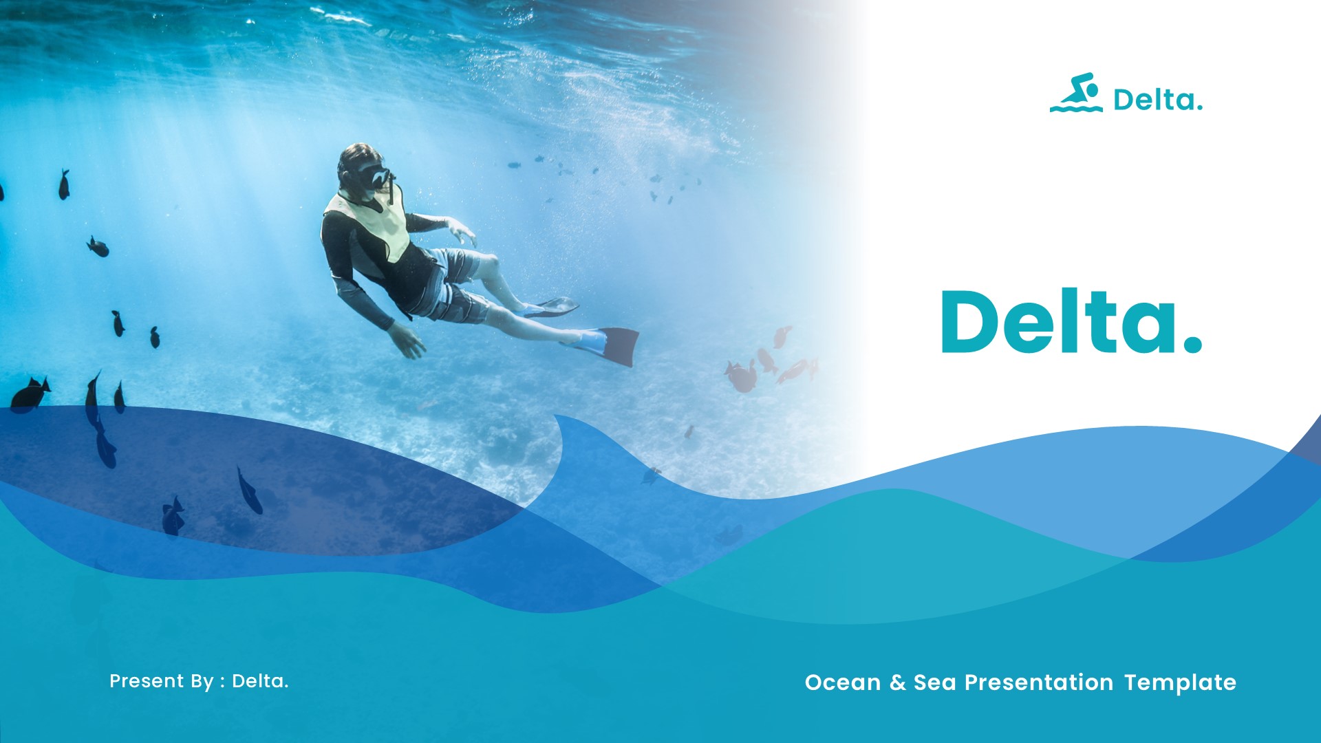 Delta - Ocean And Sea Presentation PowerPoint Template, Presentation ...