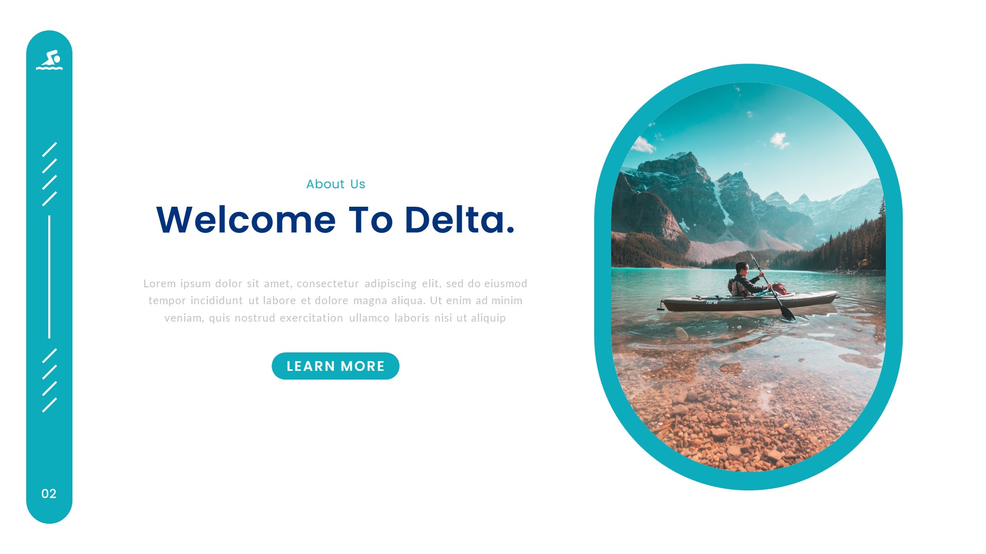 Delta - Ocean And Sea Presentation PowerPoint Template, Presentation ...