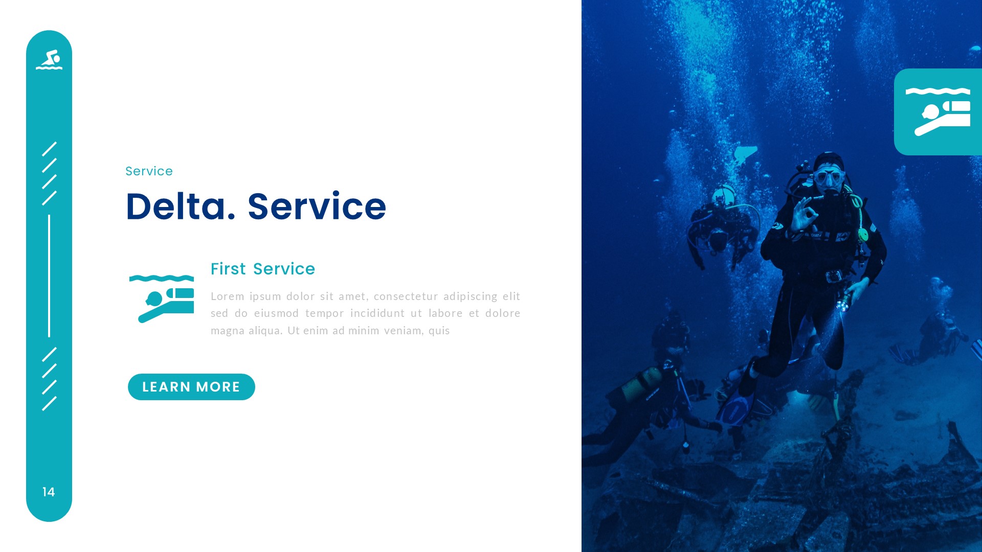 Delta - Ocean And Sea Presentation PowerPoint Template, Presentation ...