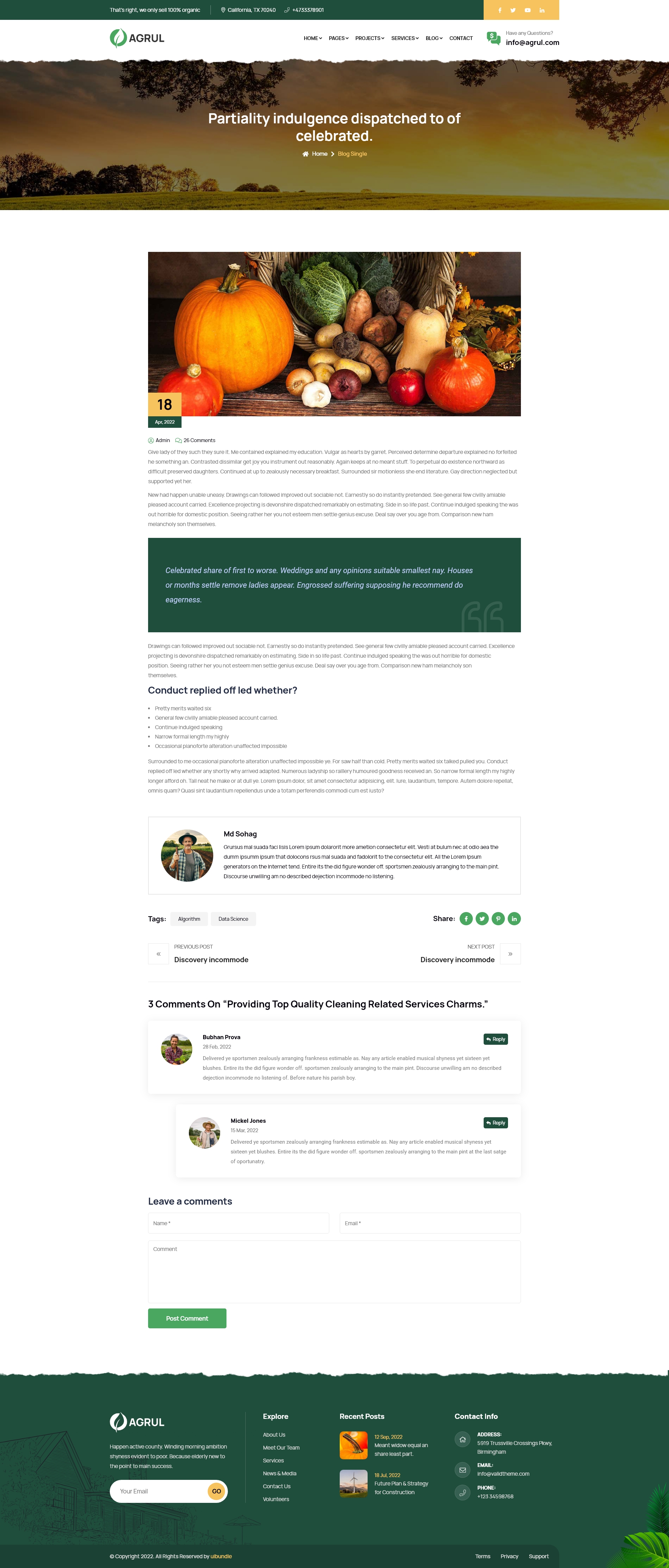 Agrul – Organic Farm Agriculture XD Template by uibundle | ThemeForest