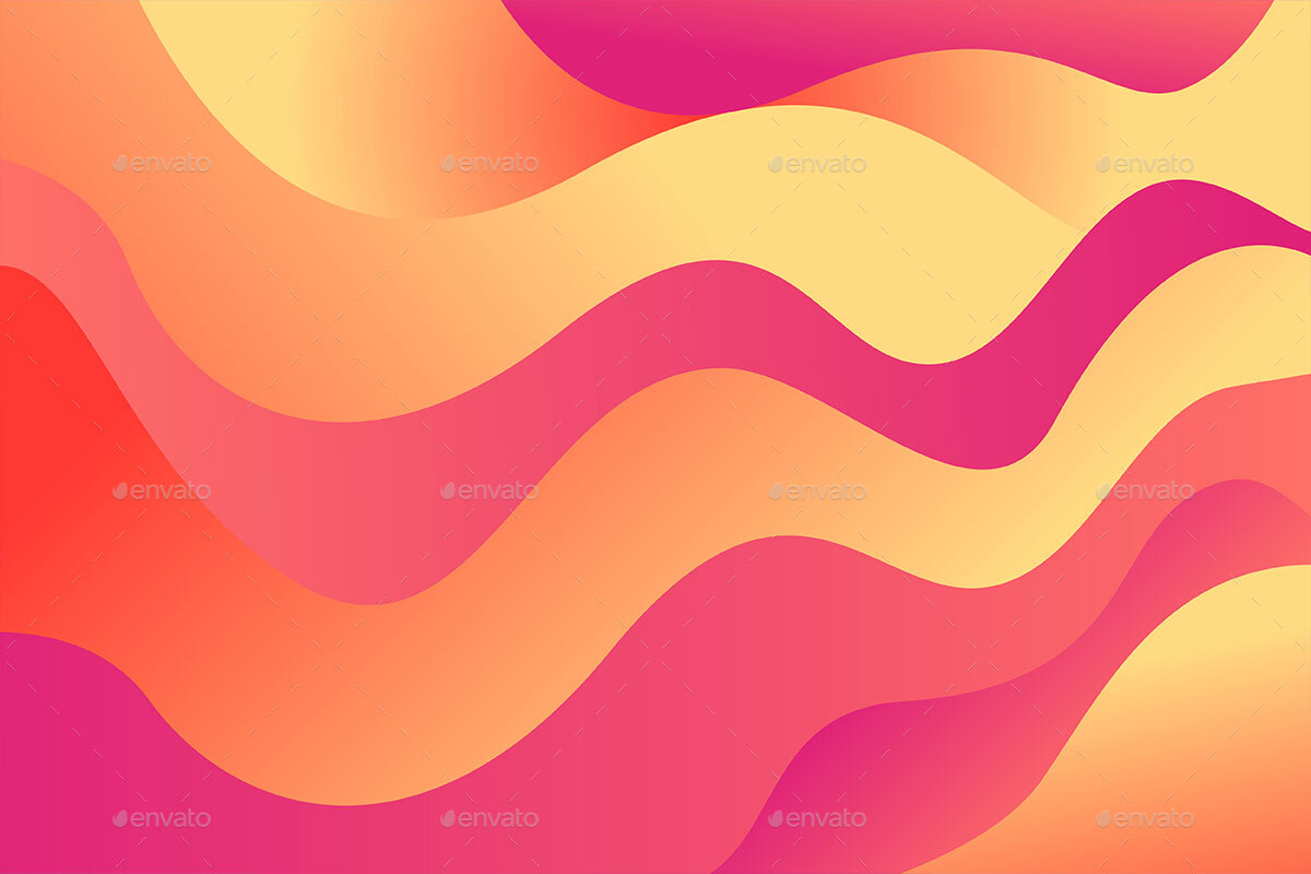 Dynamic Gradient Waves Backgrounds, Graphics | GraphicRiver