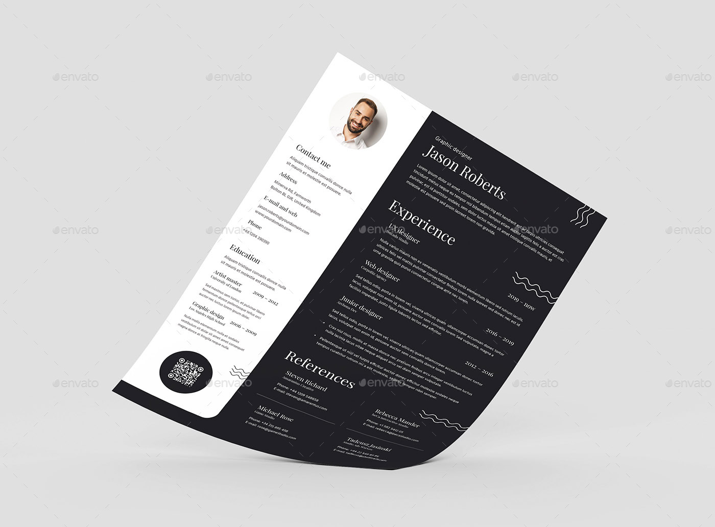 Designer Resume Flyer Template, Print Templates | GraphicRiver