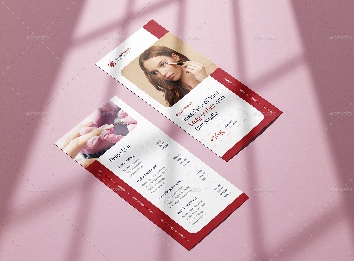Beauty Cosmetics Flyer DL and Stories Template, Print Templates ...