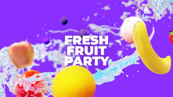 Fresh Fruit Intro, Apple Motion Templates | VideoHive