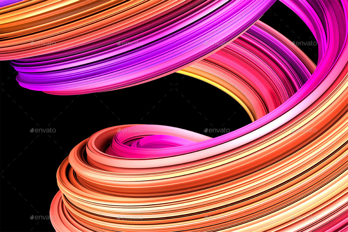 Liquid Gradient Twisted Shapes Backgrounds, Graphics | GraphicRiver