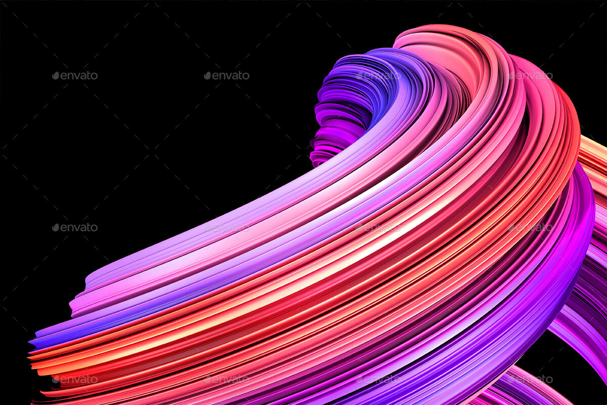 Liquid Gradient Twisted Shapes Backgrounds, Graphics | GraphicRiver