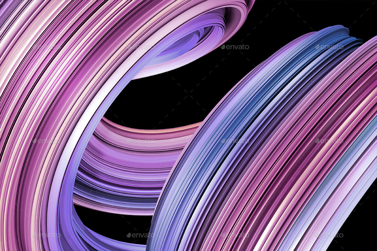 Liquid Gradient Twisted Shapes Backgrounds, Graphics | GraphicRiver