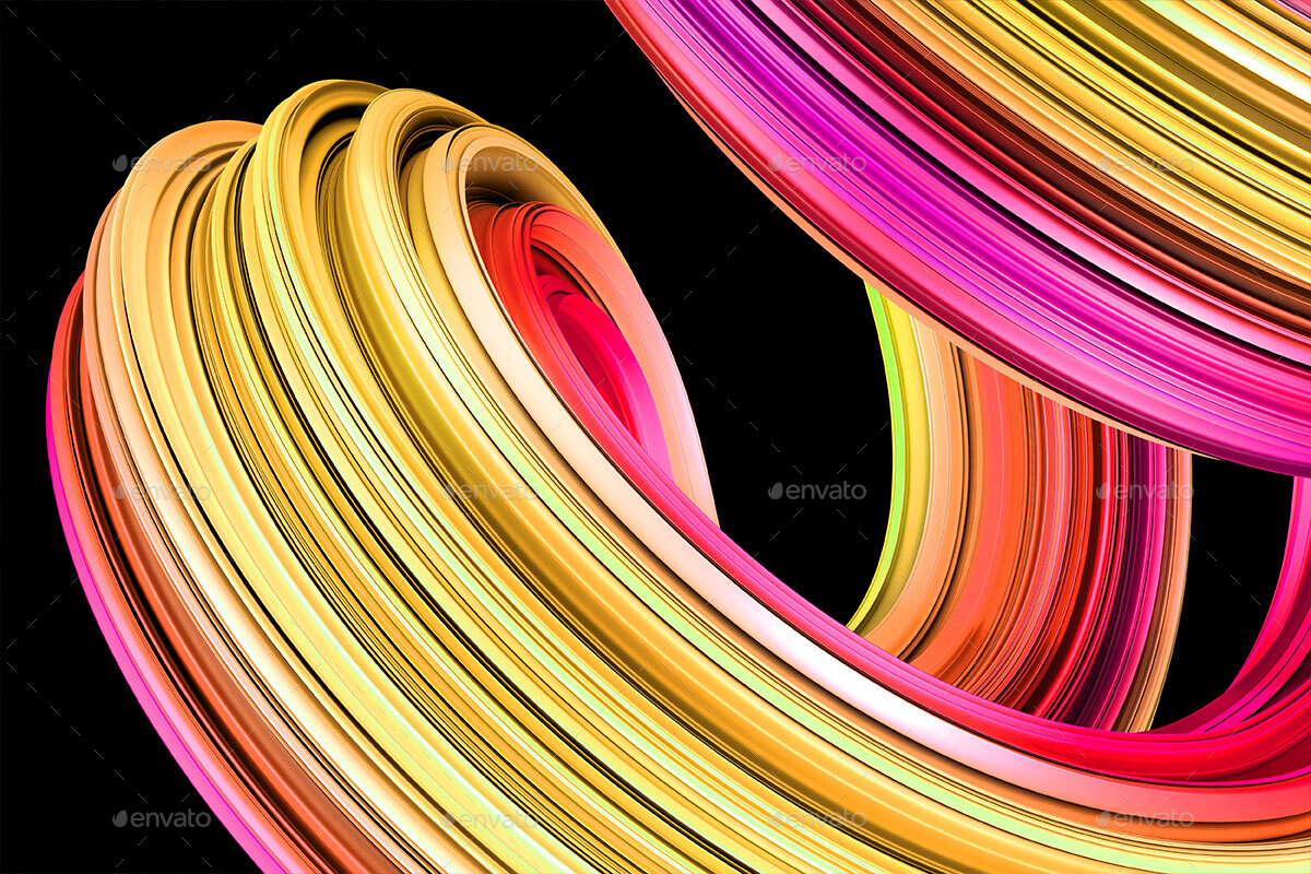 Liquid Gradient Twisted Shapes Backgrounds, Graphics | GraphicRiver