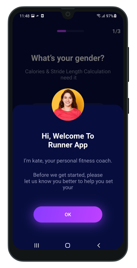 Run Tracker, Step Counter and Water Reminder - Flutter Android & iOS ...