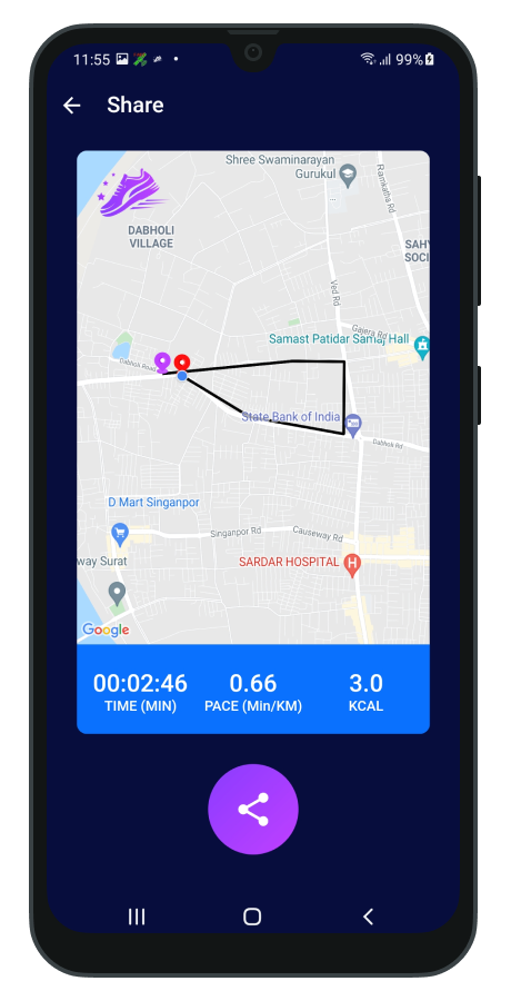 Run Tracker, Step Counter and Water Reminder - Flutter Android & iOS ...