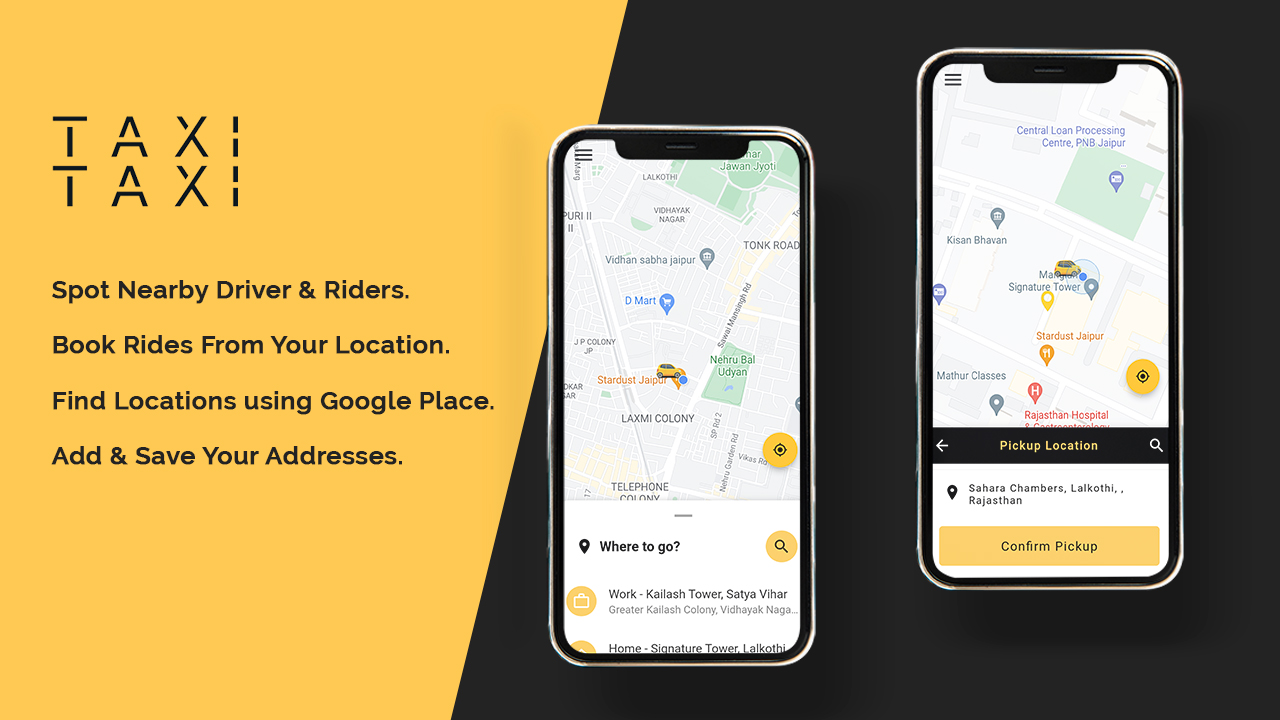 Taxi Taxi – Flutter Cab/Taxi Booking Apps by Provis-Technologies | CodeCanyon
