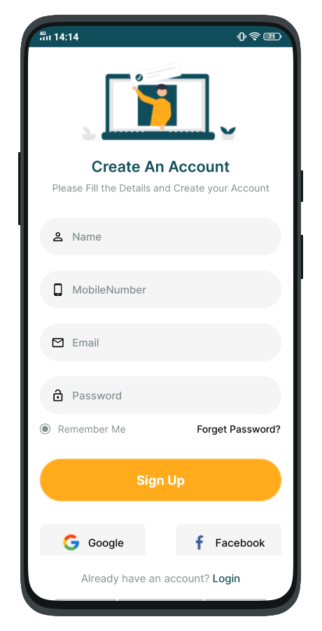 Online Class App Template |Coaching App | Online Exam eLearning App ...