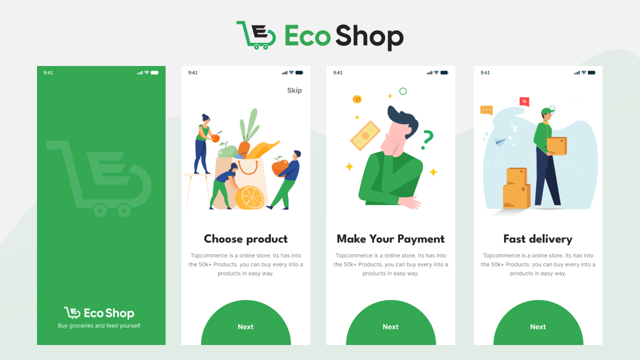 EcoShop - Multivendor Food, Grocery, Ecommerce Flutter App with Admin Panel & Website by ...