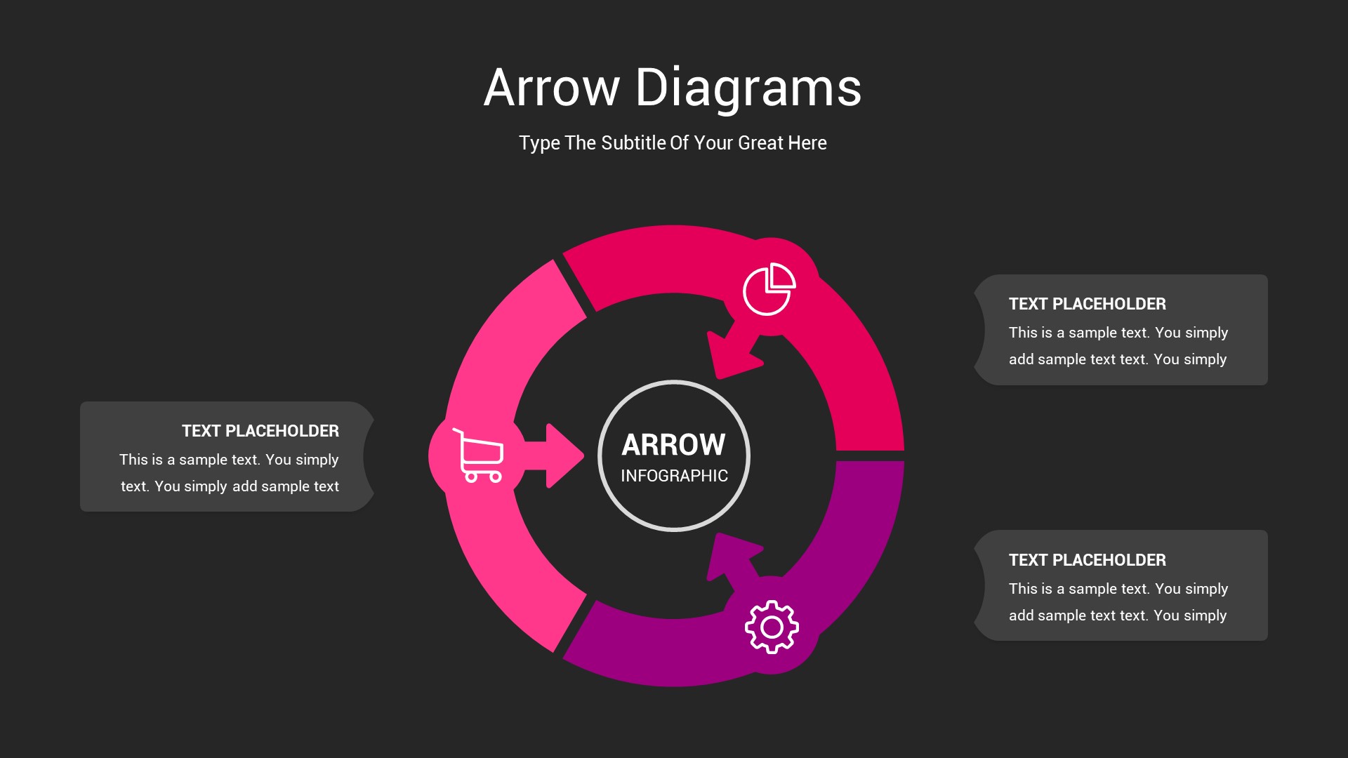 Arrow Diagrams Animated Powerpoint Presentation, Presentation Templates
