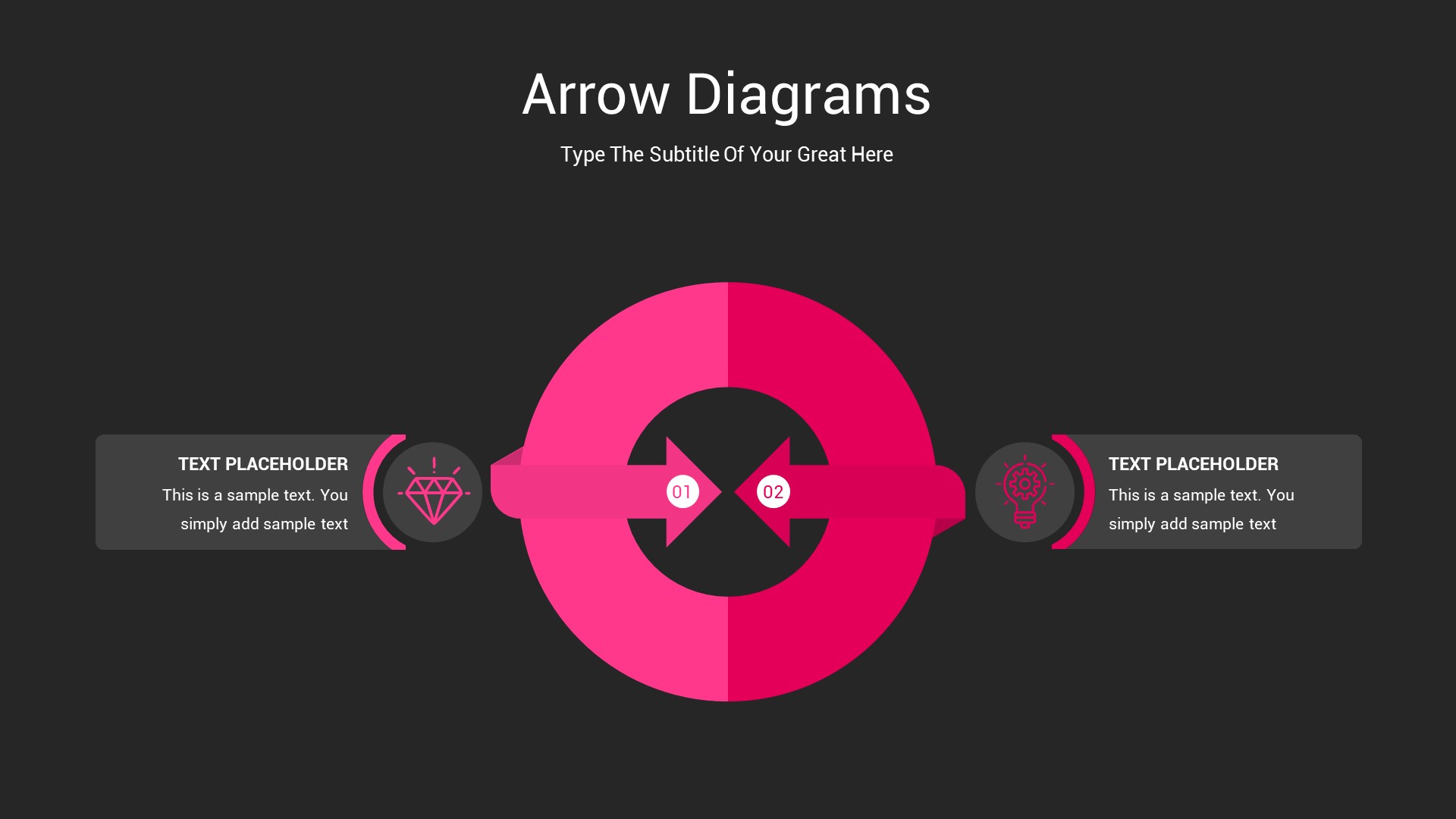 Arrow Diagrams Animated Powerpoint Presentation, Presentation Templates