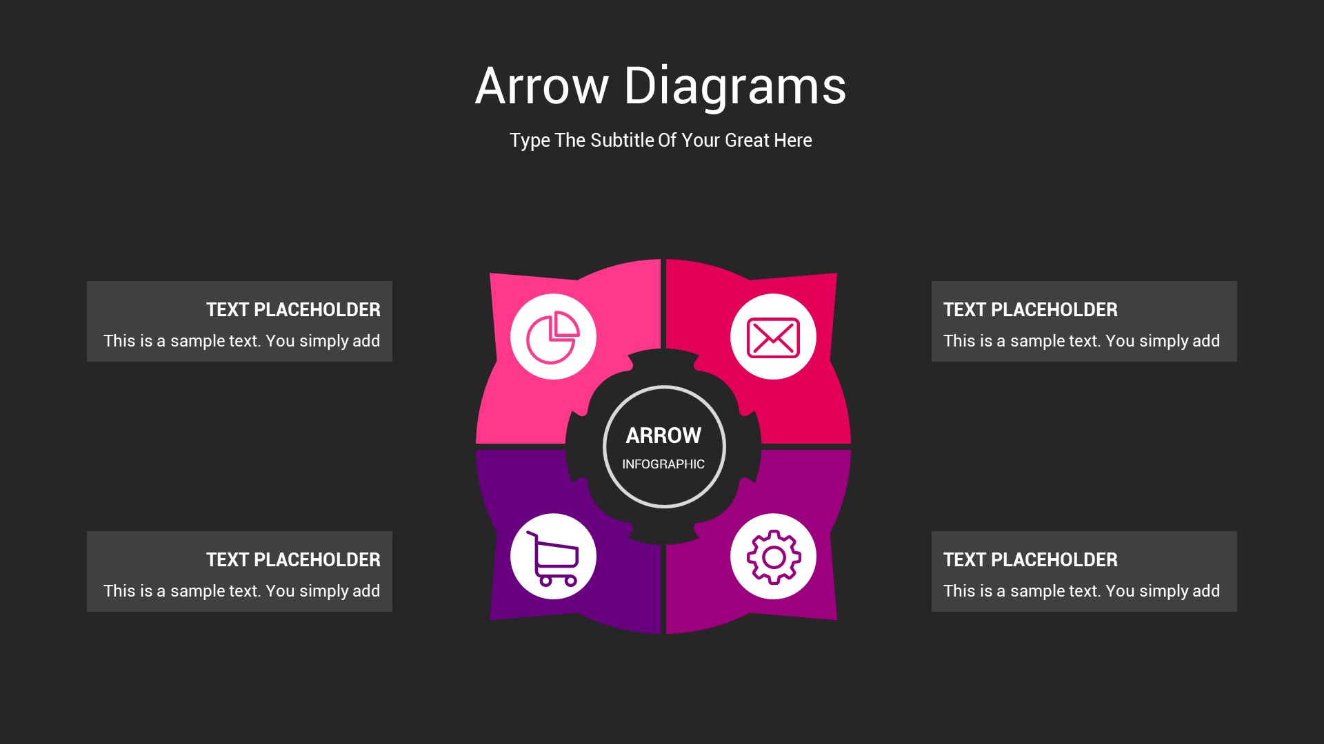 Arrow Diagrams Animated Powerpoint Presentation, Presentation Templates