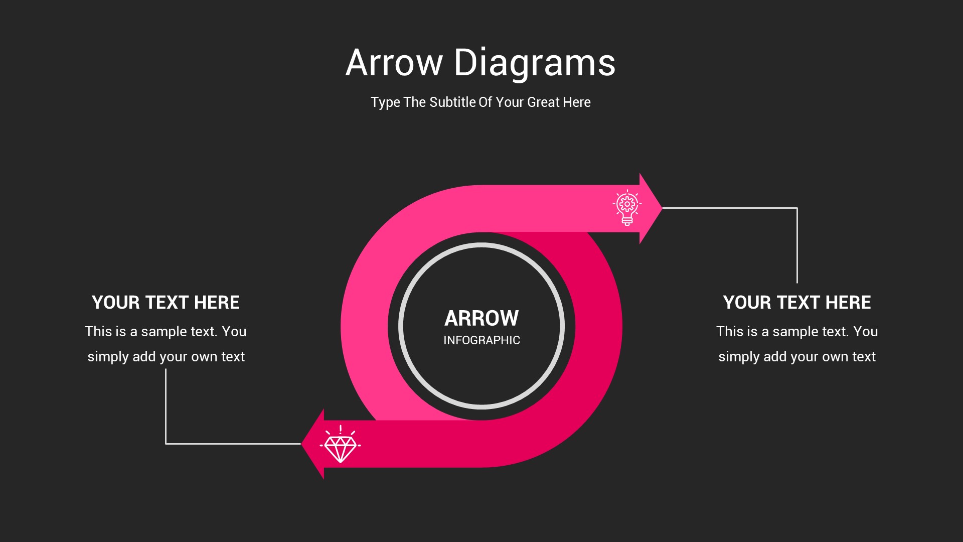 Arrow Diagrams Animated Powerpoint Presentation, Presentation Templates