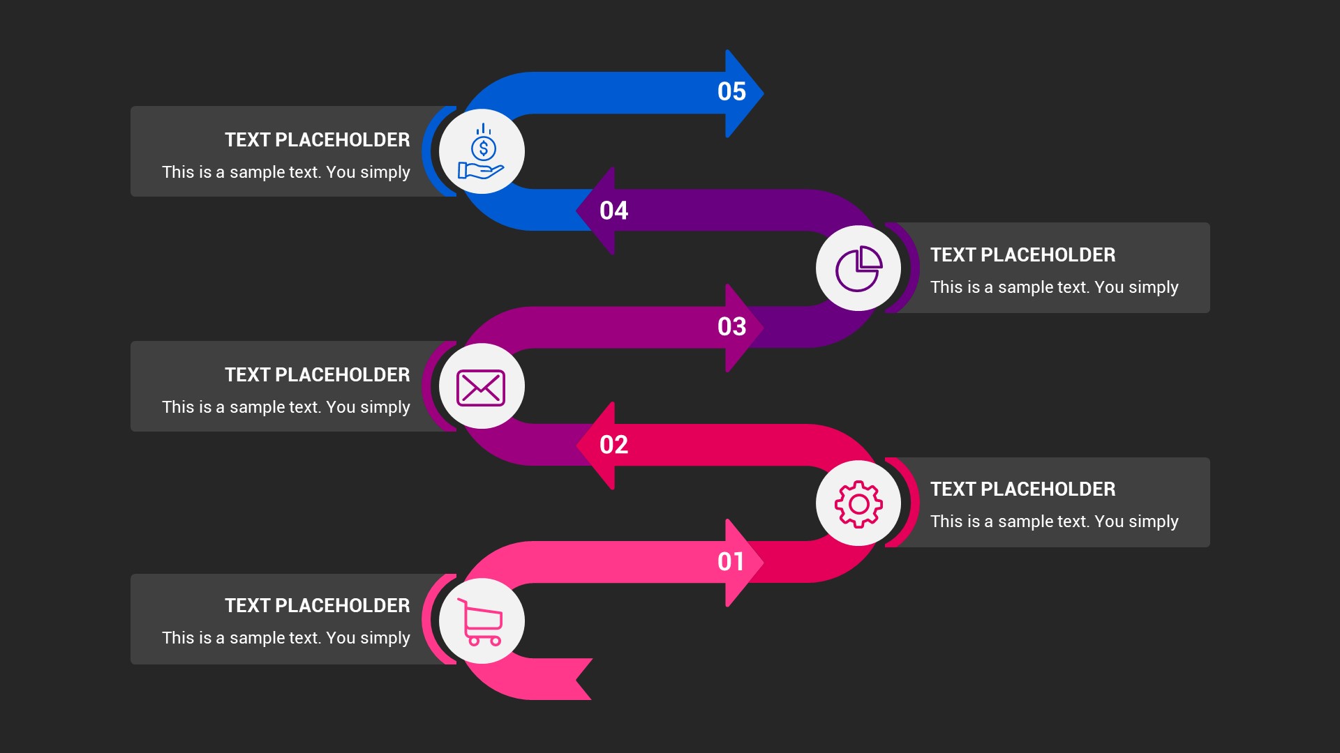 Arrow Diagrams Animated Powerpoint Presentation, Presentation Templates