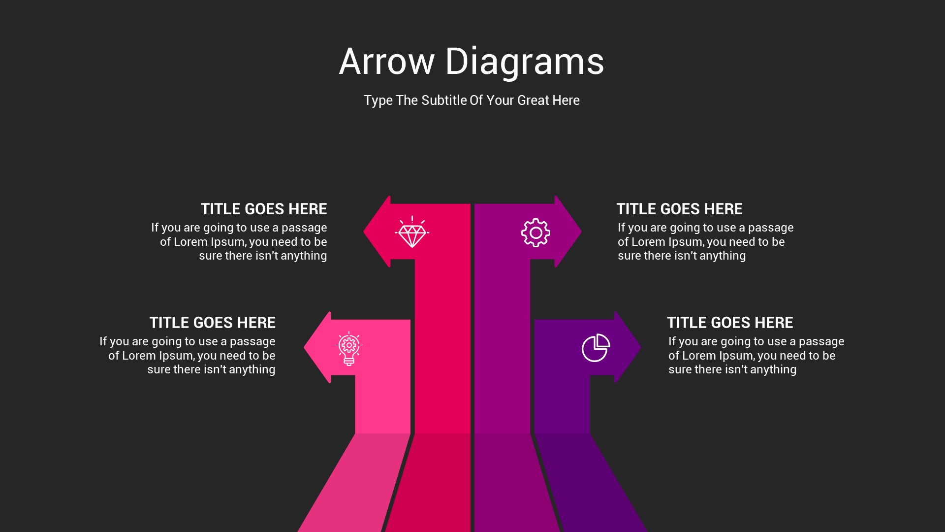 Arrow Diagrams Animated Powerpoint Presentation, Presentation Templates