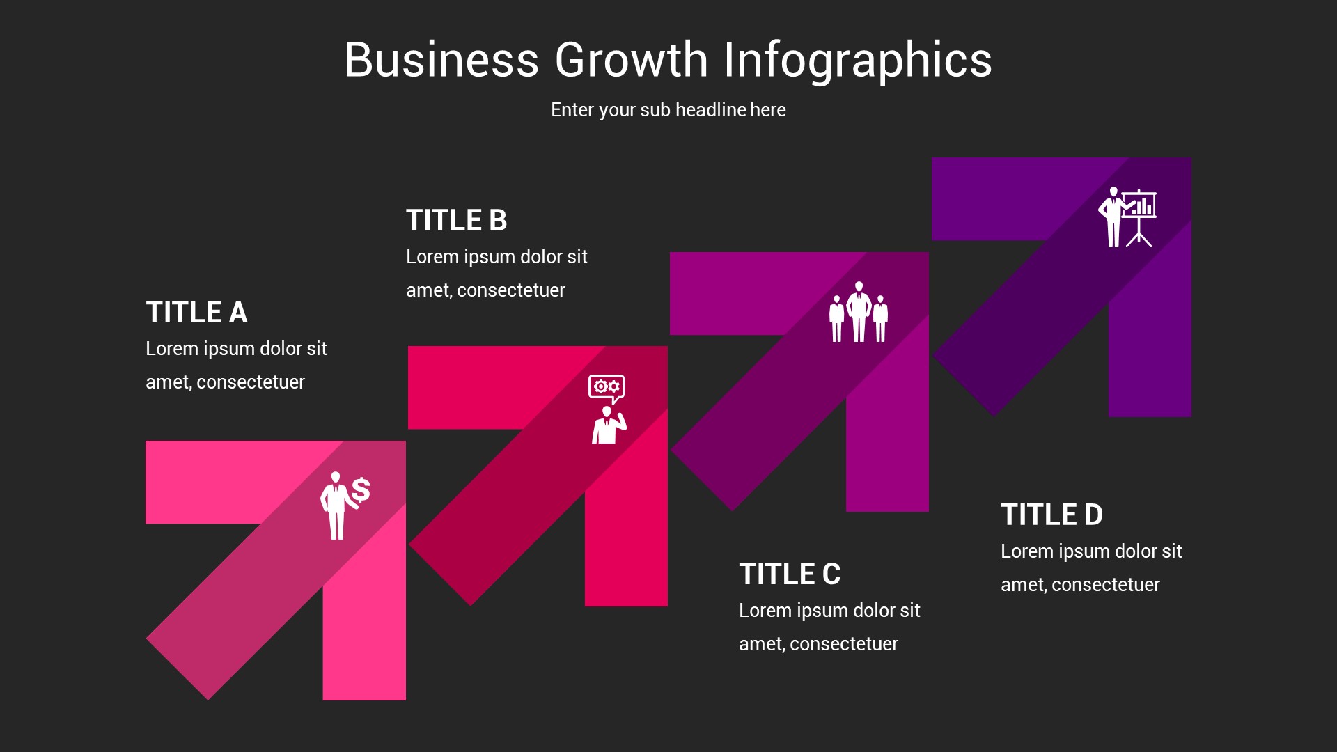 Business Growth Animated Powerpoint Presentation, Presentation Templates