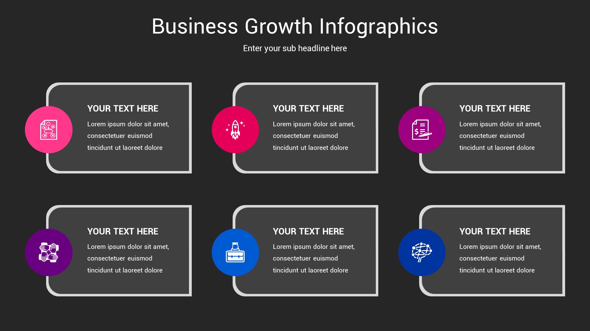 Business Growth Animated Powerpoint Presentation, Presentation Templates