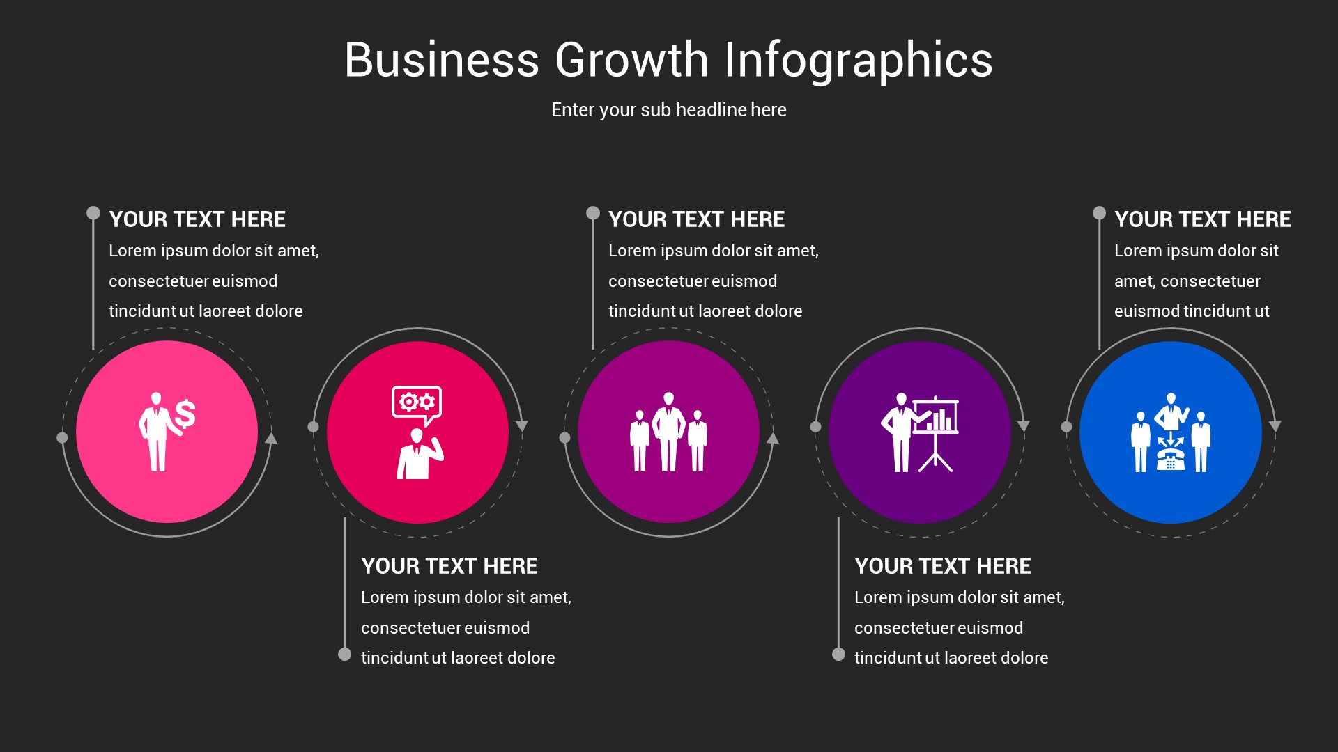 Business Growth Animated Powerpoint Presentation, Presentation Templates