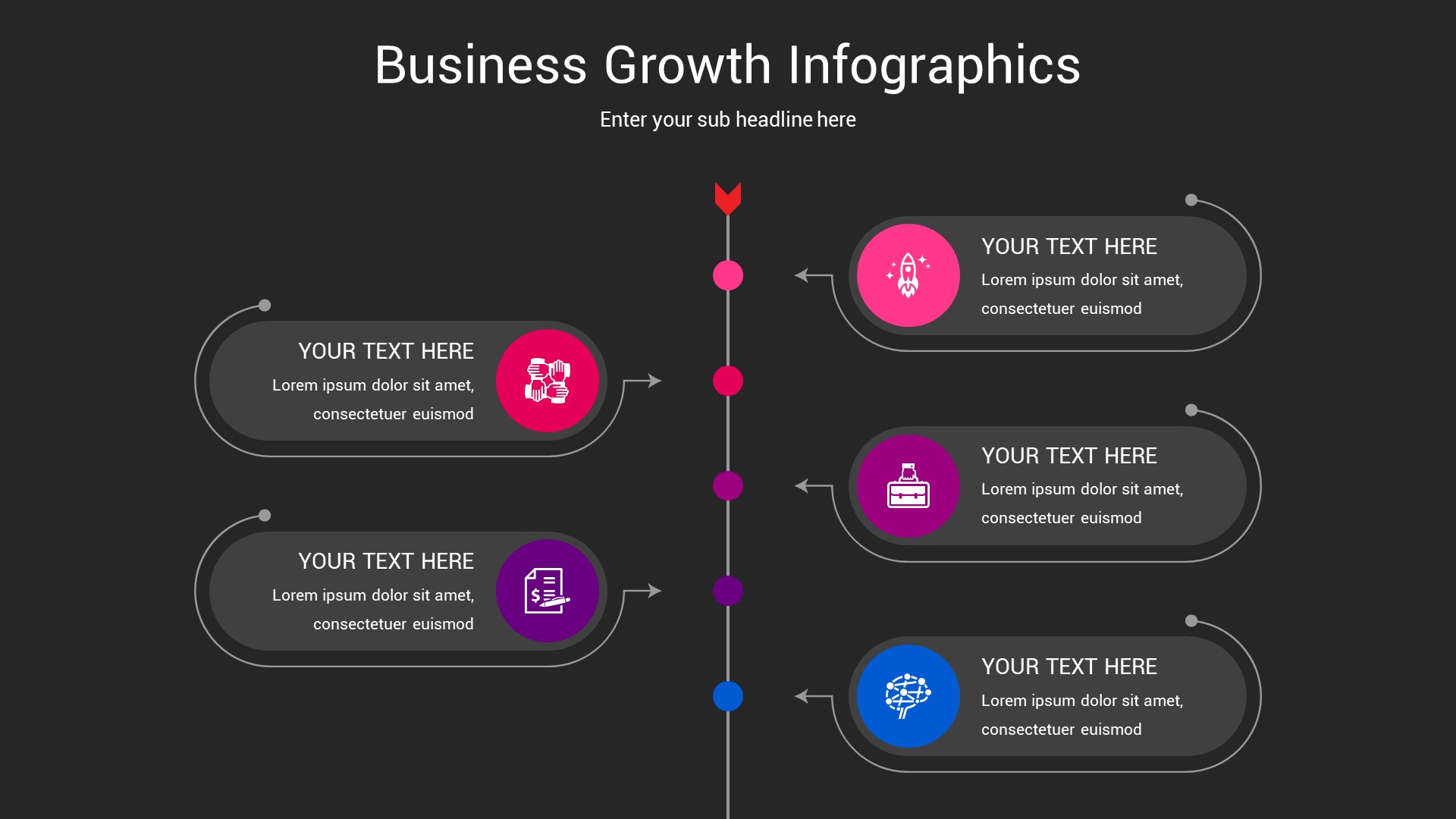 Business Growth Animated Powerpoint Presentation, Presentation Templates