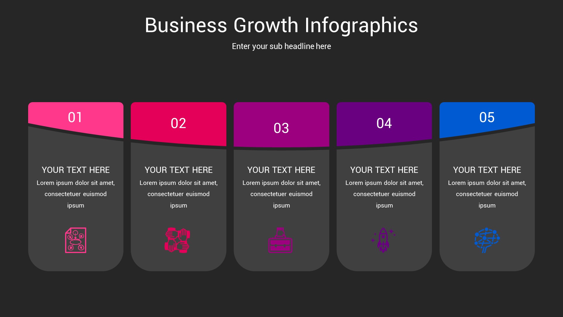 Business Growth Animated Powerpoint Presentation, Presentation Templates