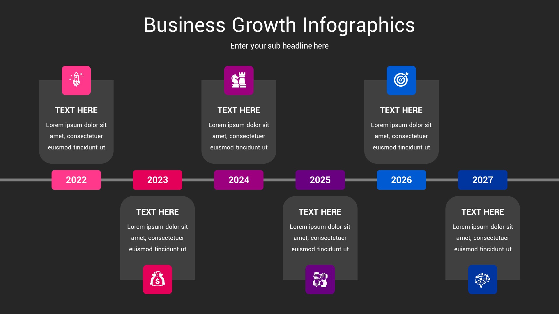 Business Growth Animated Powerpoint Presentation, Presentation Templates