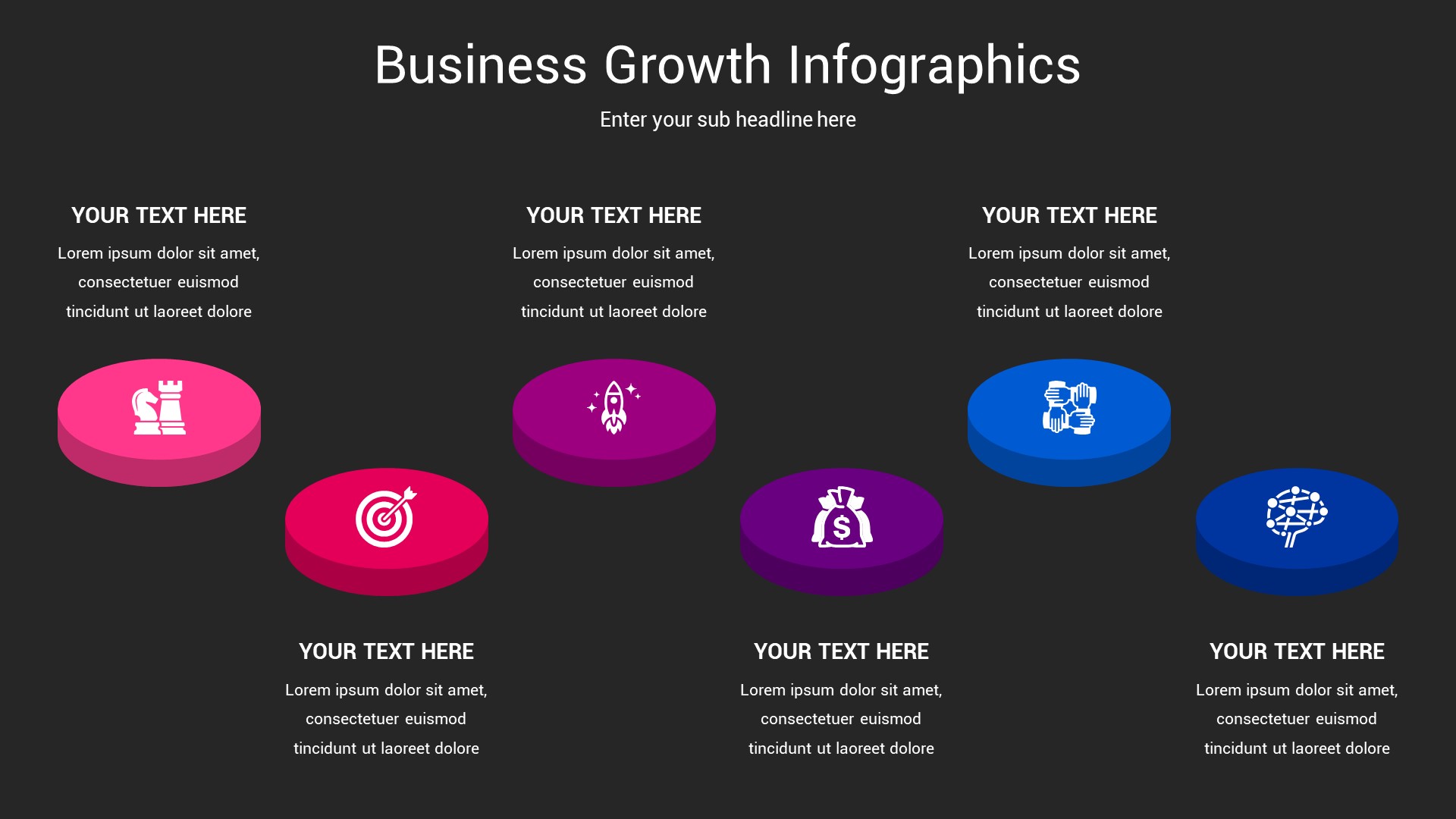 Business Growth Animated Powerpoint Presentation, Presentation Templates