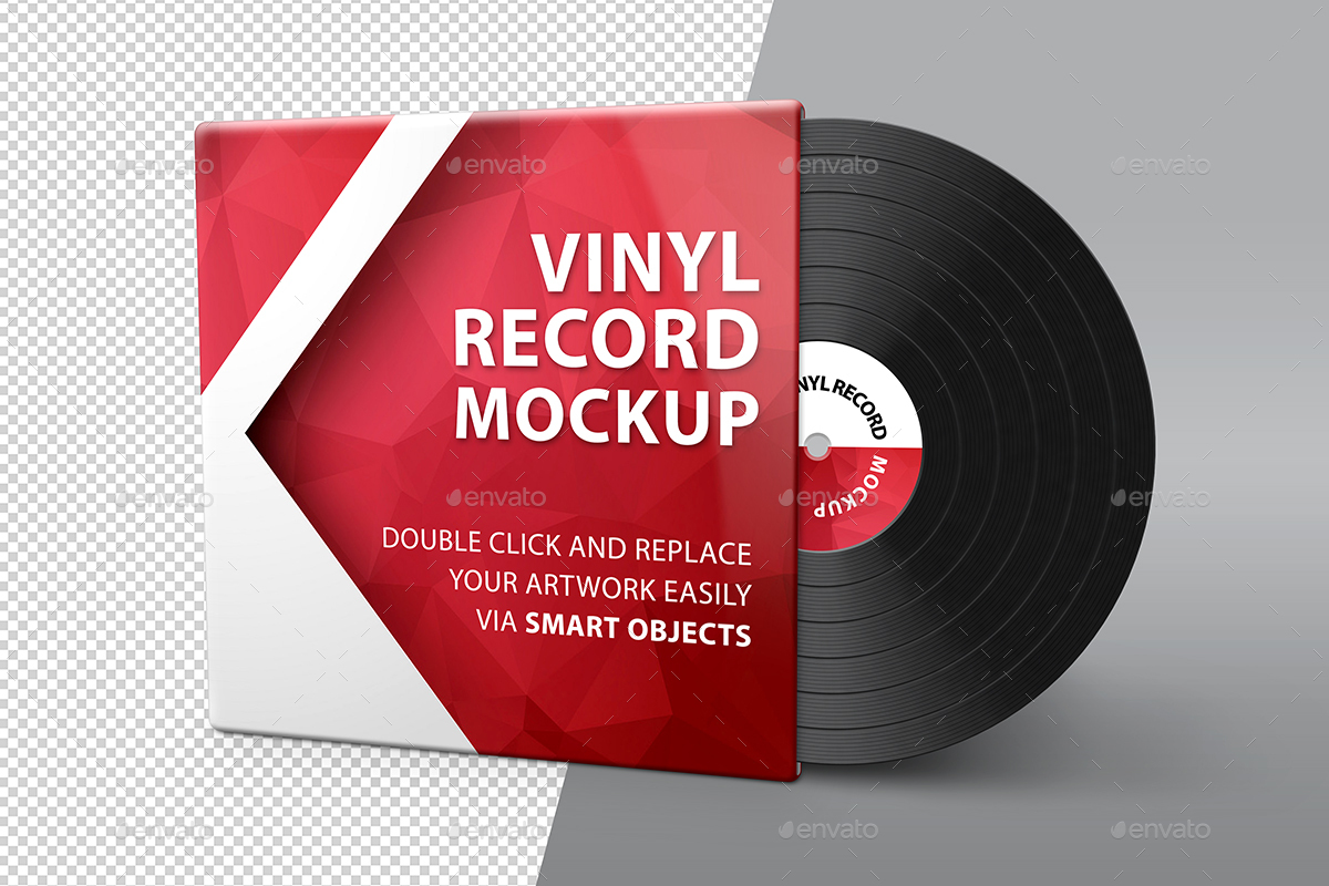 Vinyl Record Mockup, Graphics | GraphicRiver