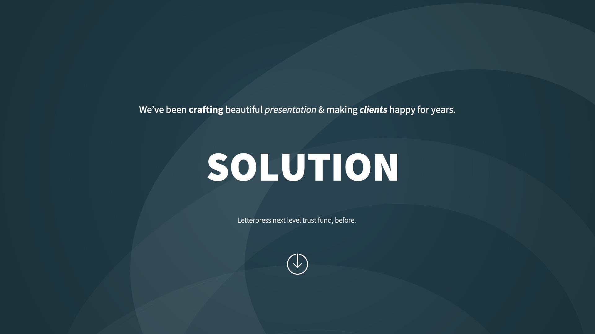 Solution - PowerPoint Infographics Slides, Presentation Templates ...