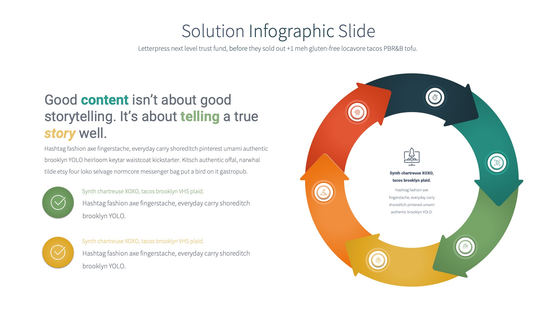 Solution - PowerPoint Infographics Slides, Presentation Templates ...