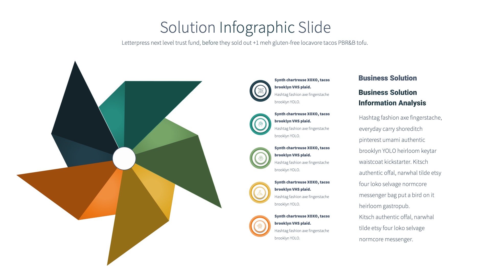 Solution - PowerPoint Infographics Slides, Presentation Templates ...