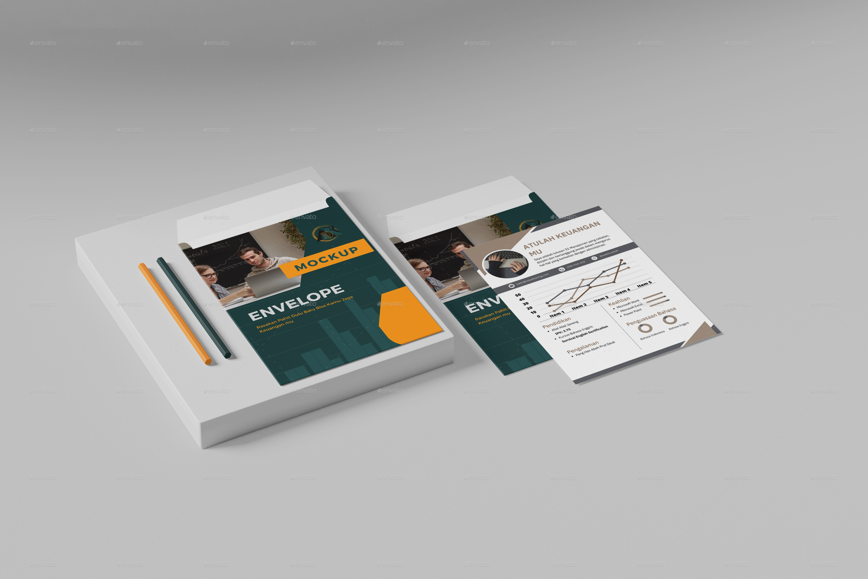 Envelope C4 Mock-Ups by rezaardians531 | GraphicRiver